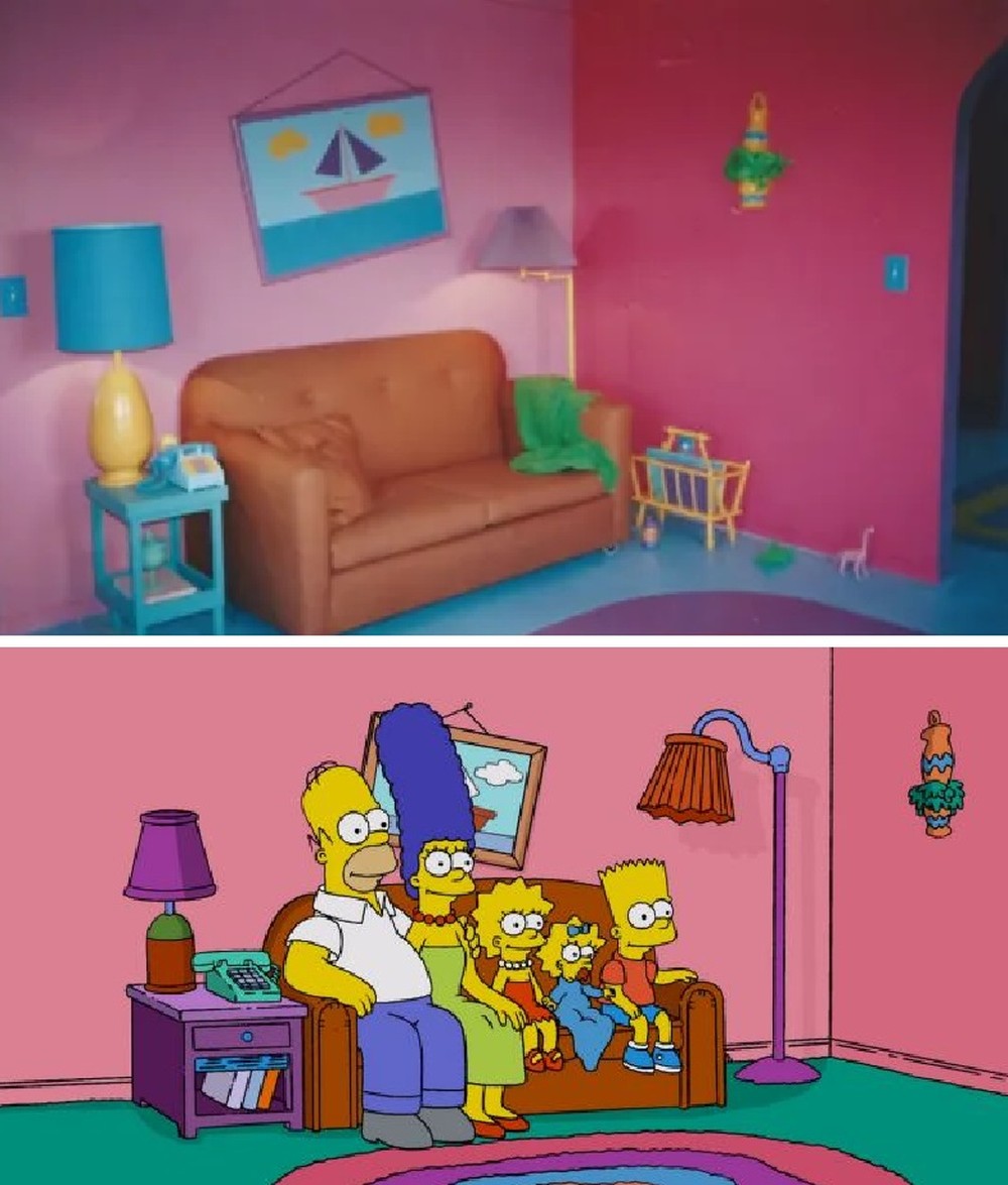 Por dentro da casa inspirada em 'Os Simpons'; interiores impressionam