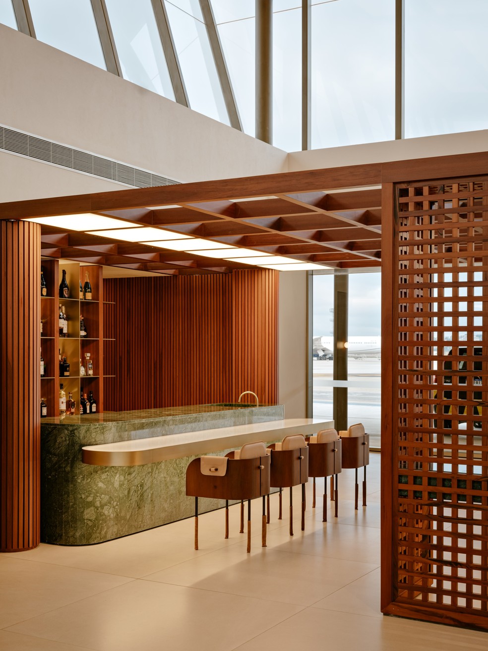 Terminal vip em São Paulo oferece uma experiência luxuosa no embarque e ...