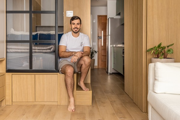 Influenciador Alan Victor mostra resultado de reforma em studio de 29m²