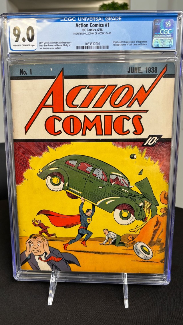 Exemplar raro com Superman bate recorde ao ser vendido por R$ 80,5 milhões