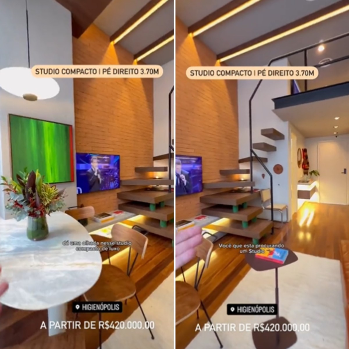 Kitnet de 28 m² à venda por R$ 420 mil em São Paulo viraliza e gera ...