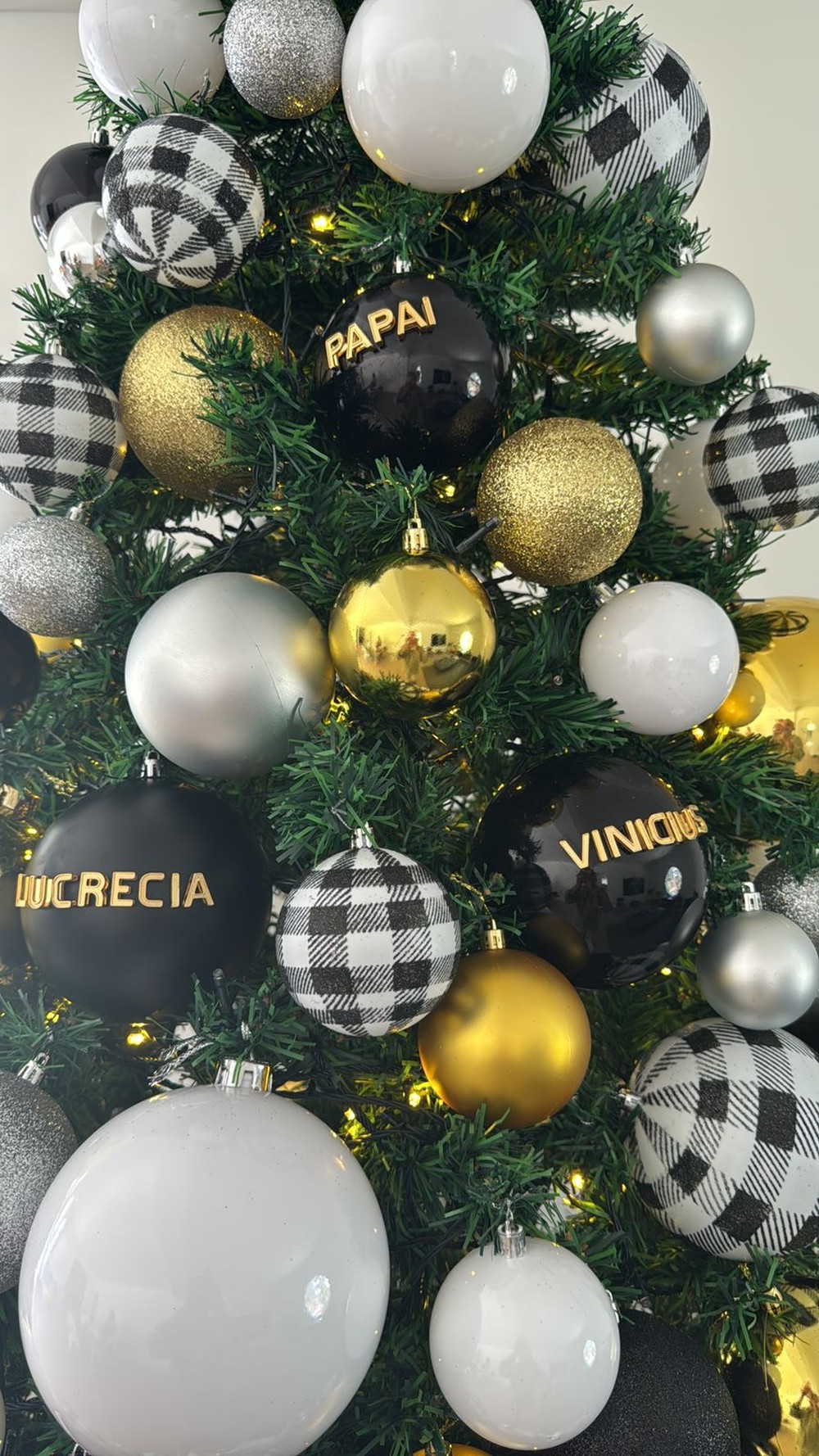 Apresentador francês Benjamin Cano mostra árvore de Natal de 2 metros ...