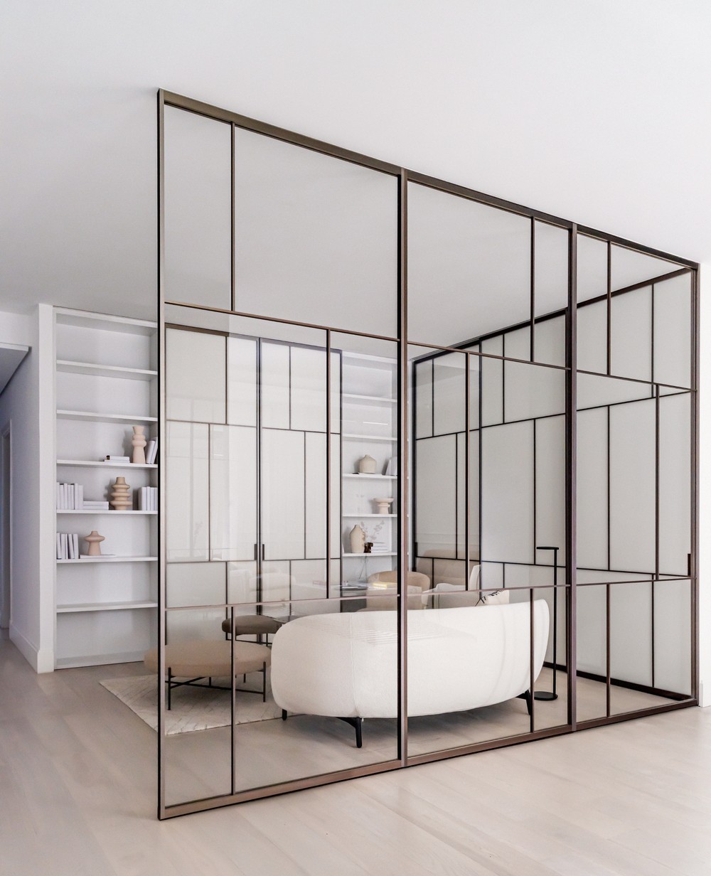 Décor do dia: área social com sala íntima em abordagem minimalista ...