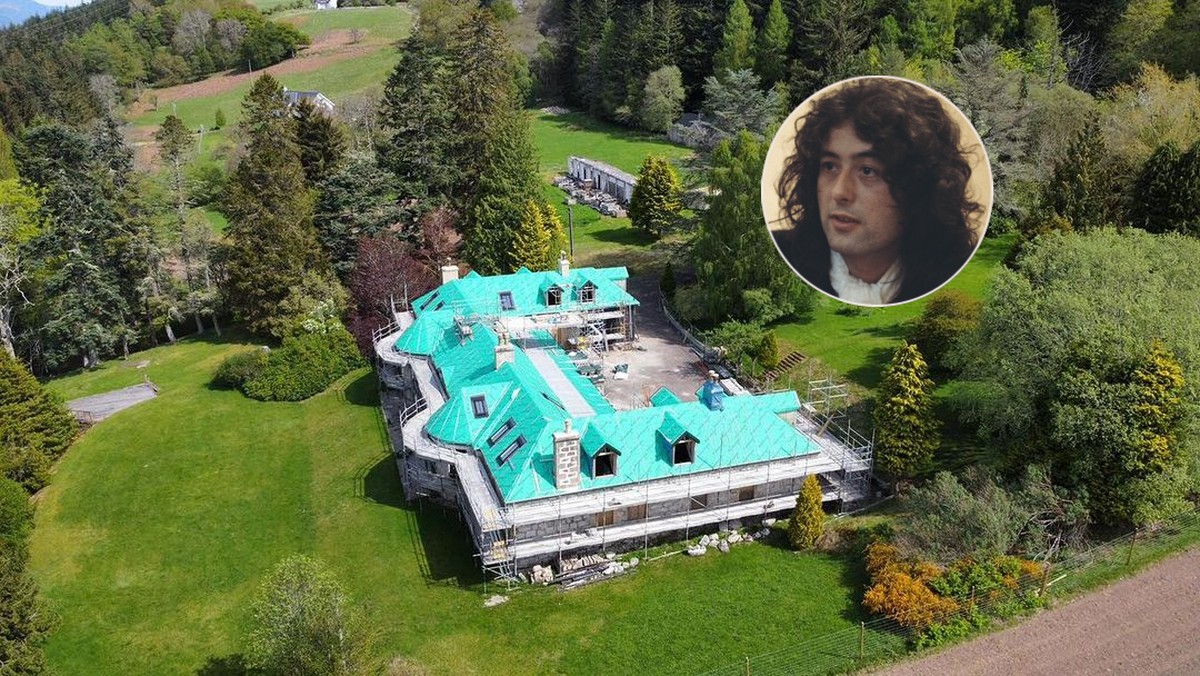Mansão 'assombrada' que pertenceu a Jimmy Page, do Led Zeppelin, pode ...