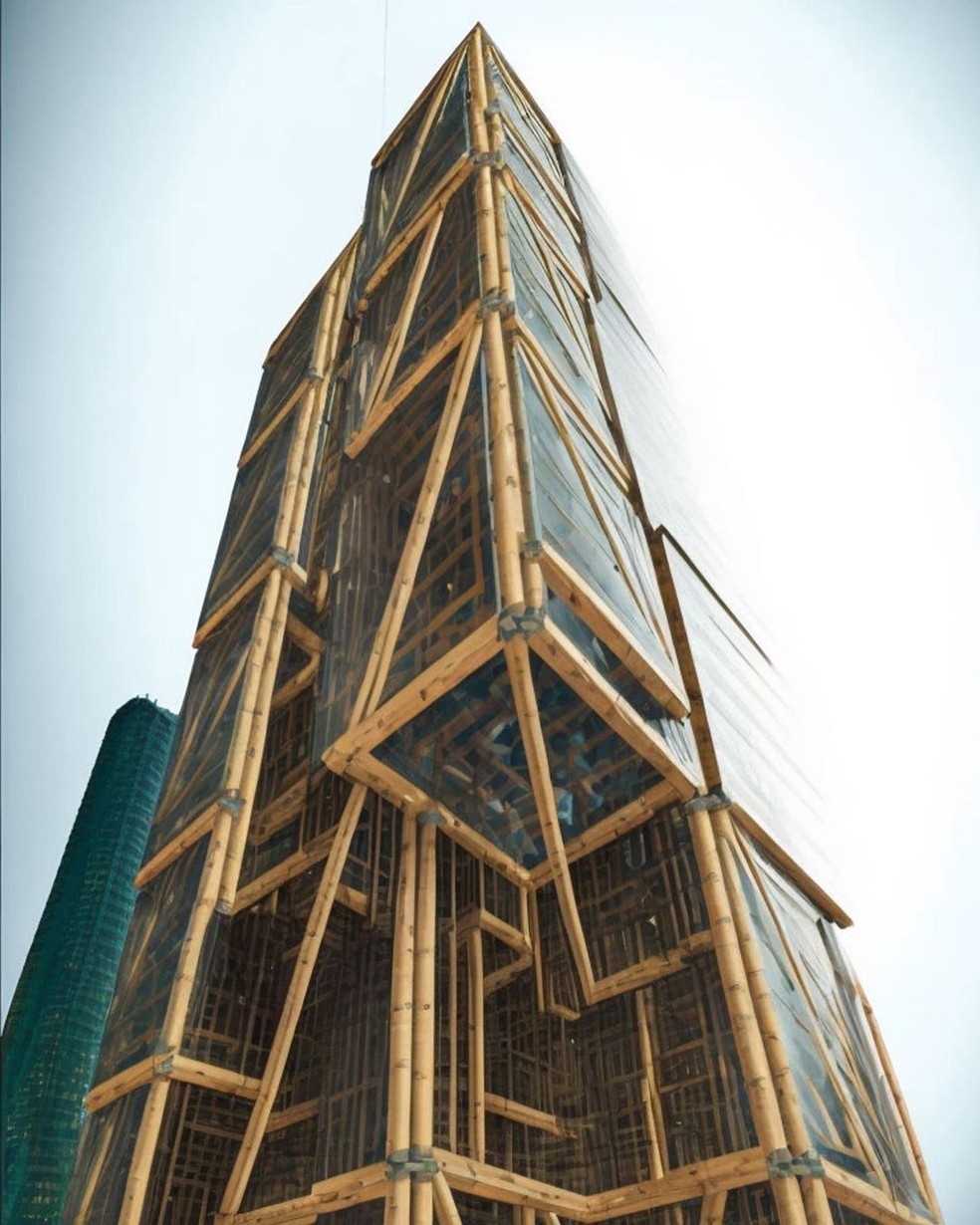 Arquiteto simula arranha-céus com estruturas de bambu | Tecnologia ...