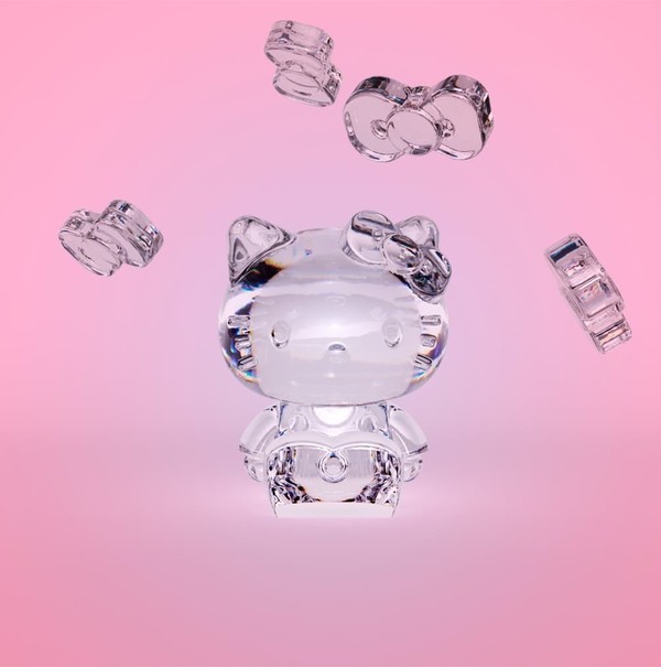 Hello Kitty vira peça de arte em cristal no valor de R$ 2.750 e menos ...