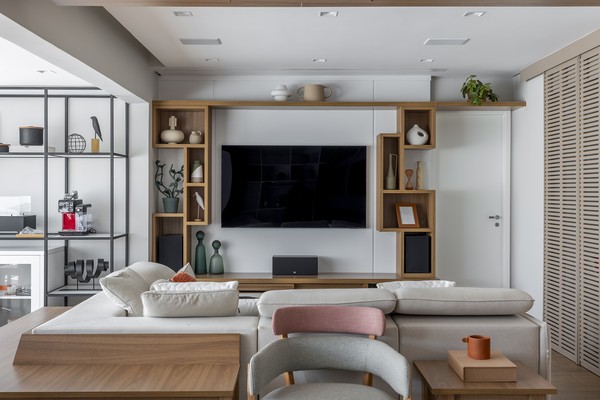 Decoração de sala de TV: 10 ideias que combinam estilo e funcionalidade ...
