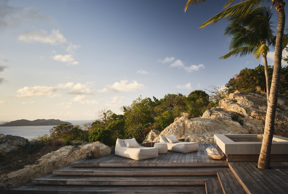 A incrível casa de praia de uma executiva de moda europeia em St. Barts