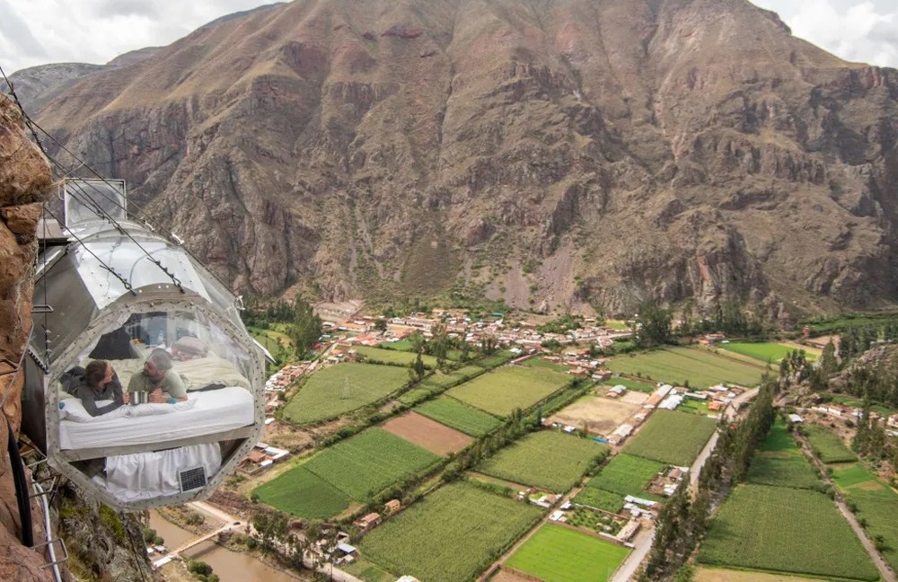 Cabines transparentes a quase 3 mil metros de altura são opção de ...