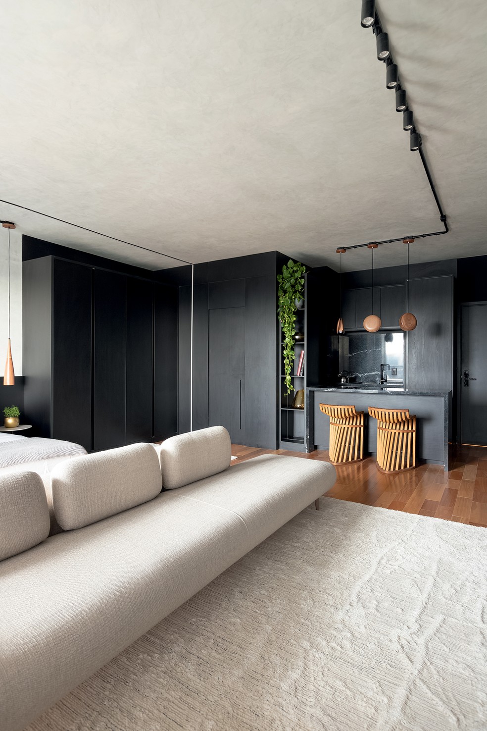 O melhor de dois mundos: apartamento combina lar, hospedagem e design ...