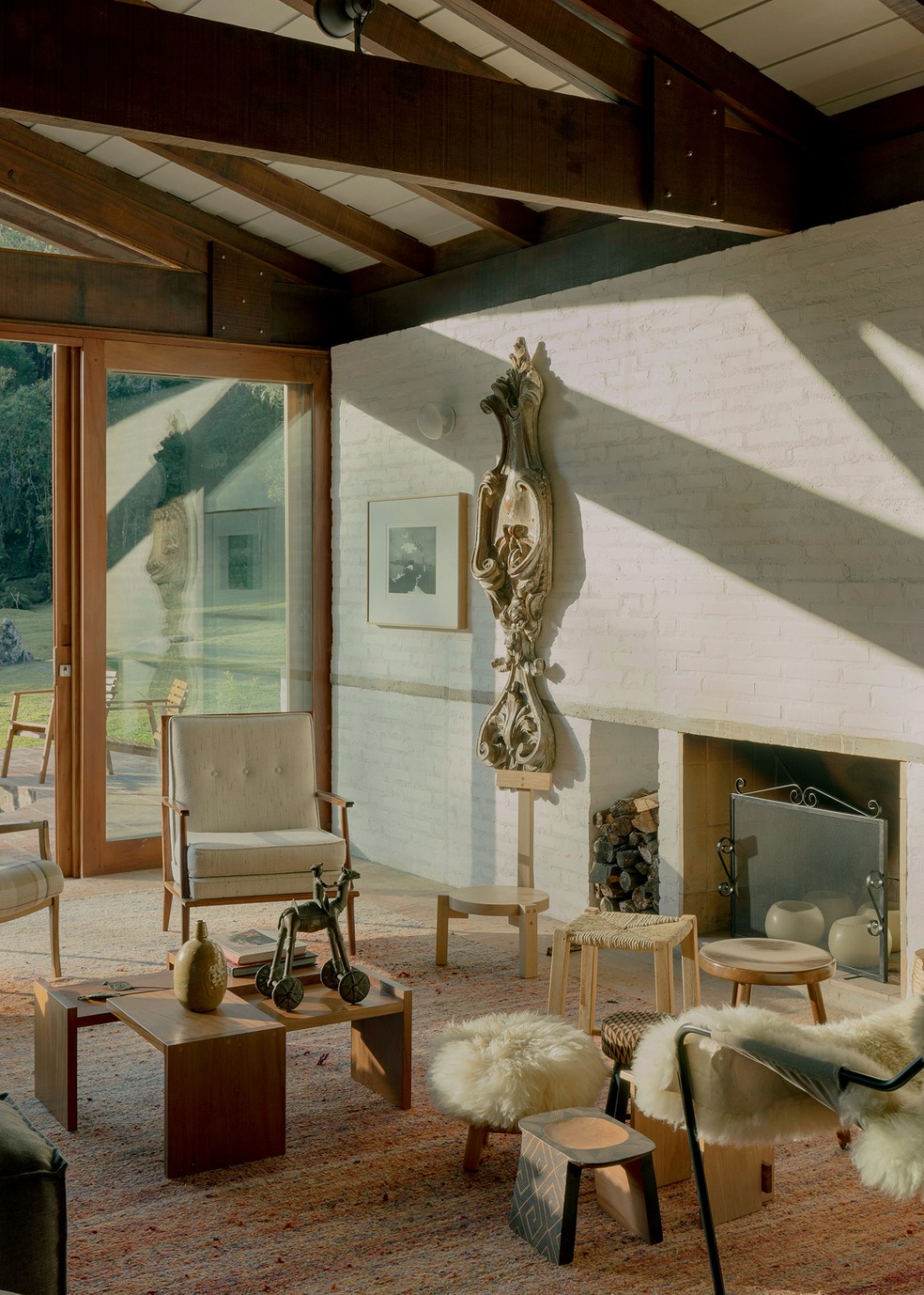 Casa de campo com tipologia construtiva guarani é exemplo de ...