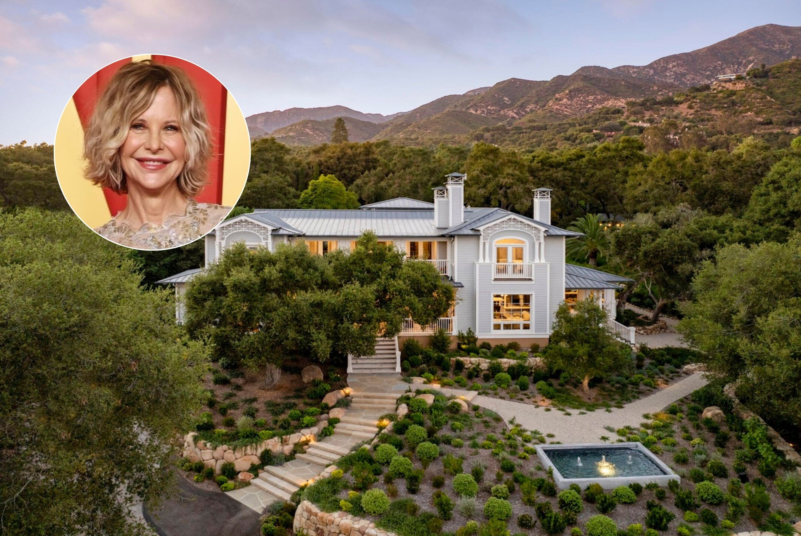 Meg Ryan coloca mansão à venda por R$ 110 milhões após reforma completa; veja fotos