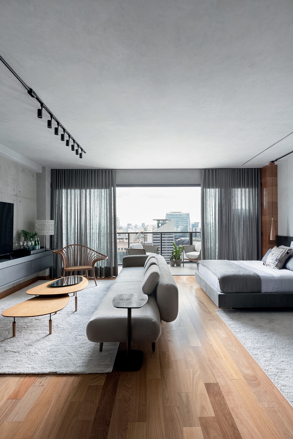 O melhor de dois mundos: apartamento combina lar, hospedagem e design ...