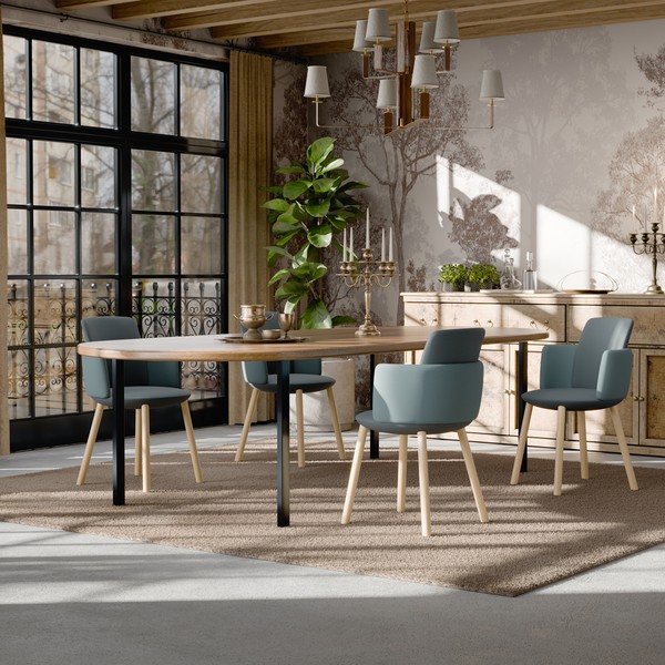 Maxdesign explora cores e formatos ao apresentar mobiliário no Salão do Móvel de Milão