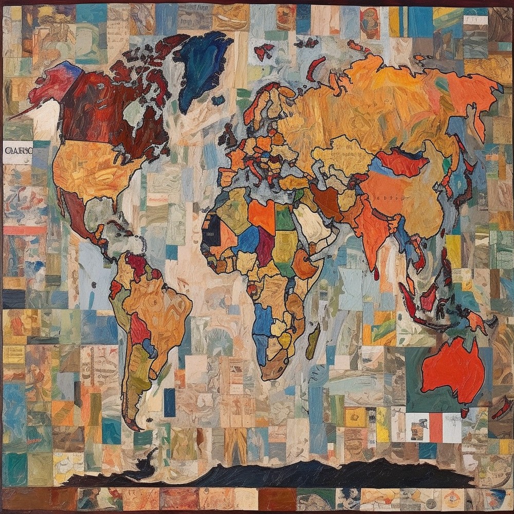 Como seriam os mapas-múndi feitos por grandes artistas? A inteligência ...