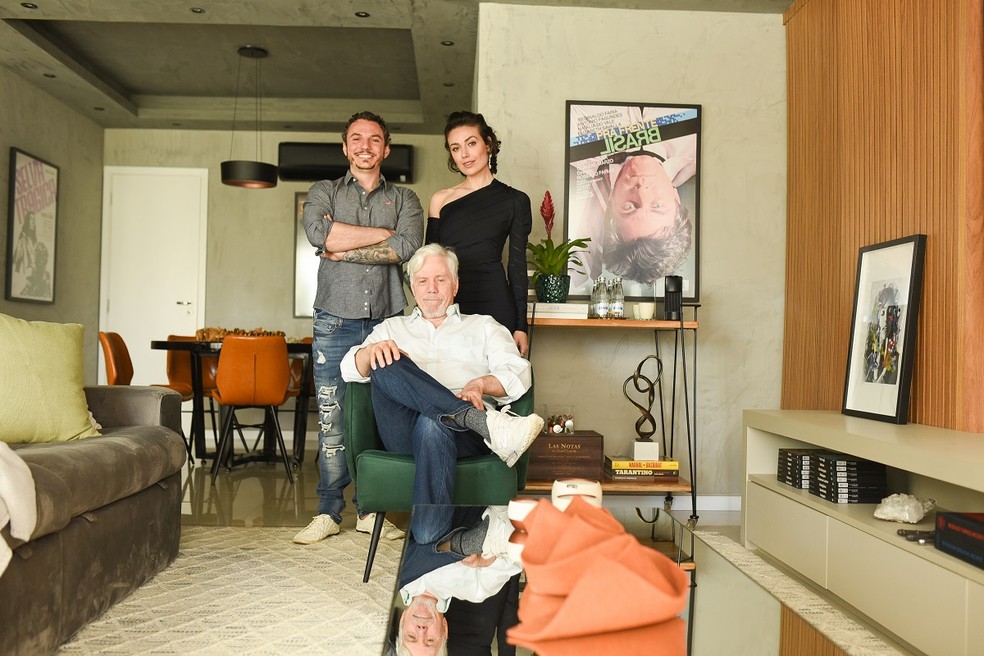 Referências de cinema e homenagem a Reginaldo Faria inspiram sala de apartamento | Casas de ...