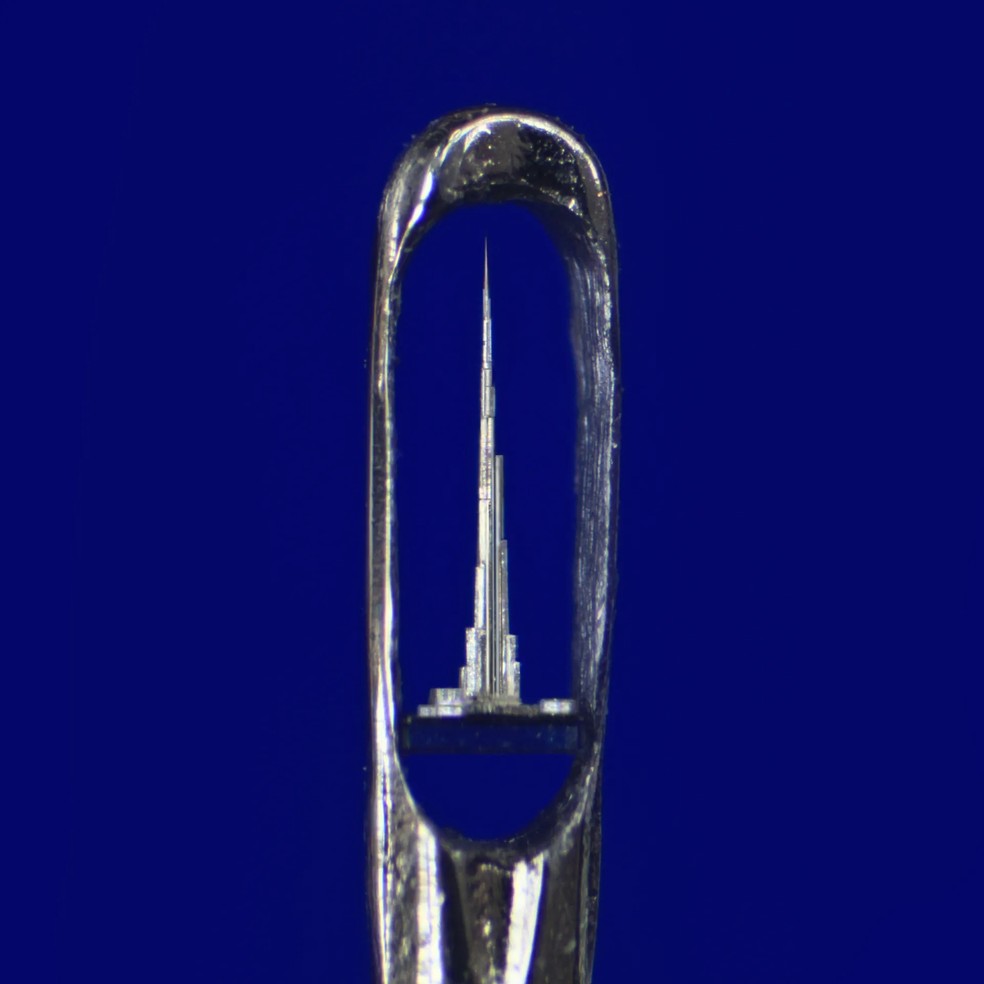 As menores esculturas do mundo cabem no buraco de uma agulha