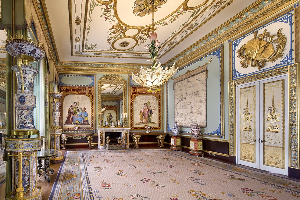 Como é a decoração das salas nunca abertas ao público no Palácio de ...