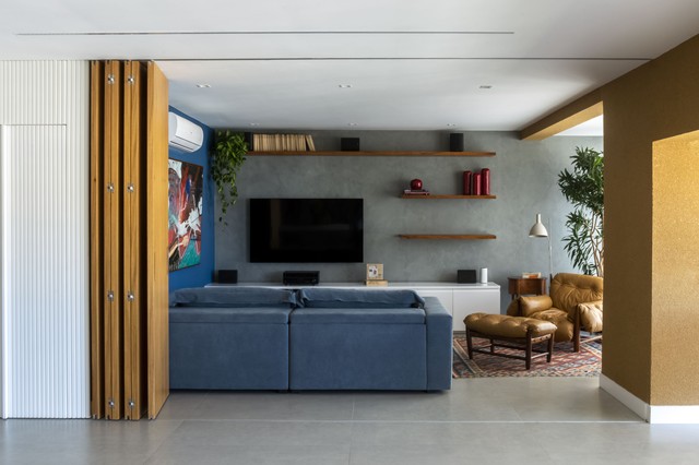 Decoração de sala de TV: 10 ideias que combinam estilo e funcionalidade ...