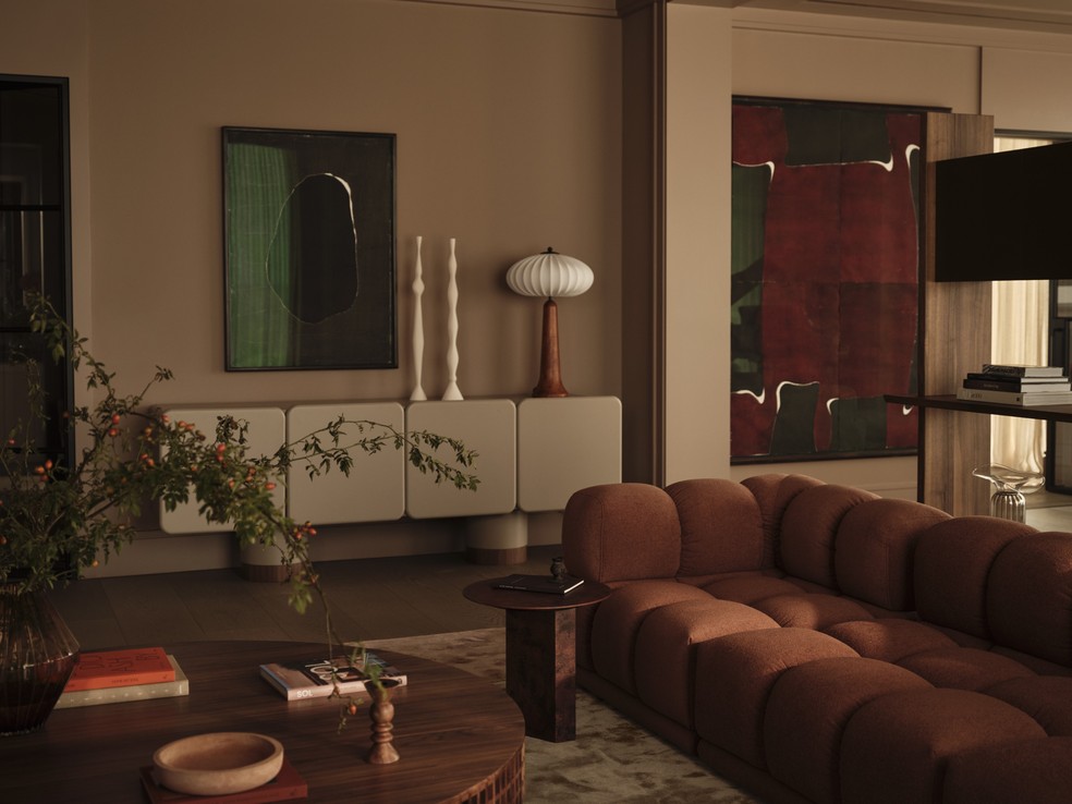 No alto de Londres, penthouse de luxo surge do design italiano