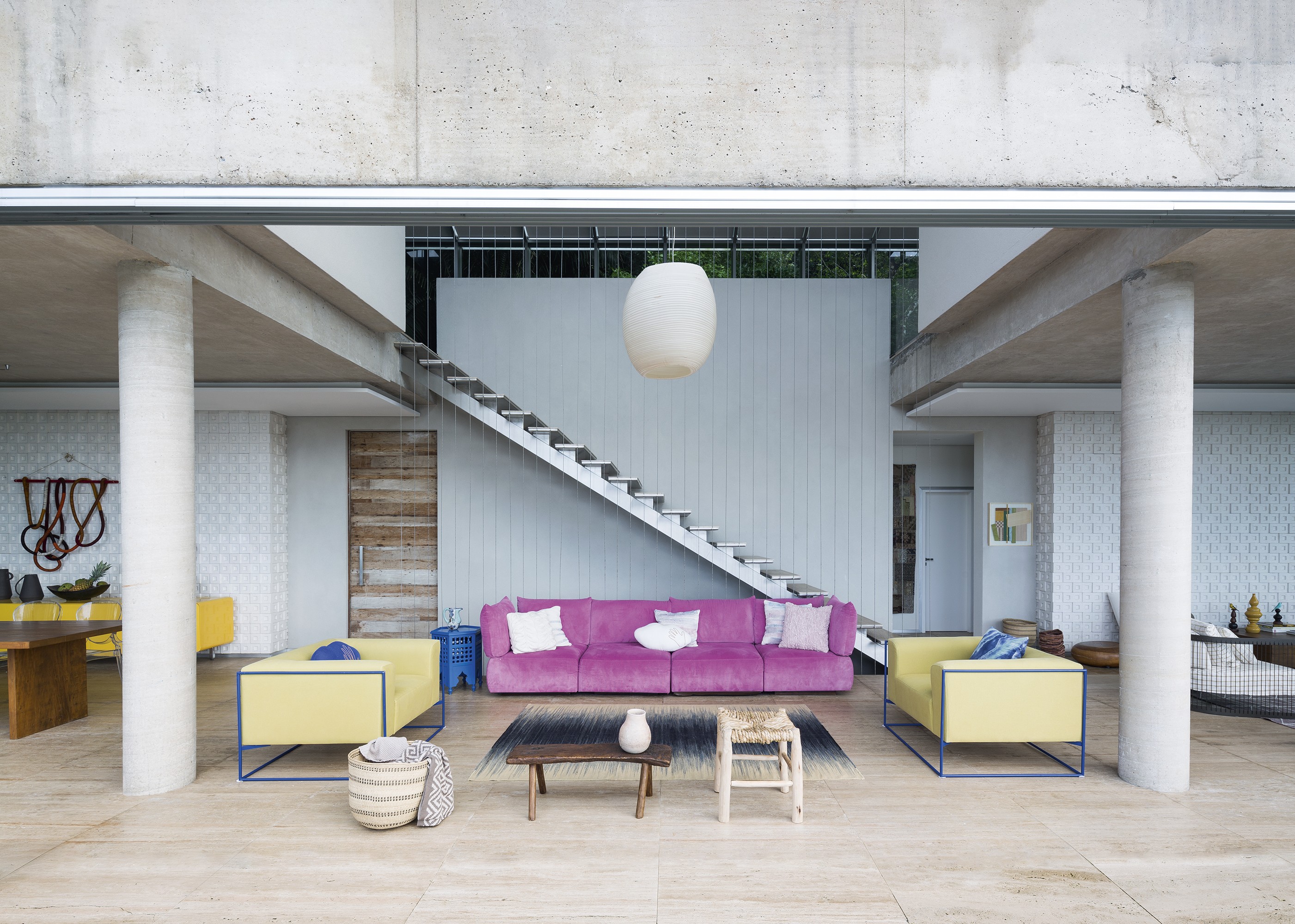 A casa de praia da arquiteta e designer Patricia Faragone, no Guarujá